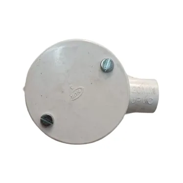 20mm PVC Side Entry Junction Box 1 Way | Alectra Solutions