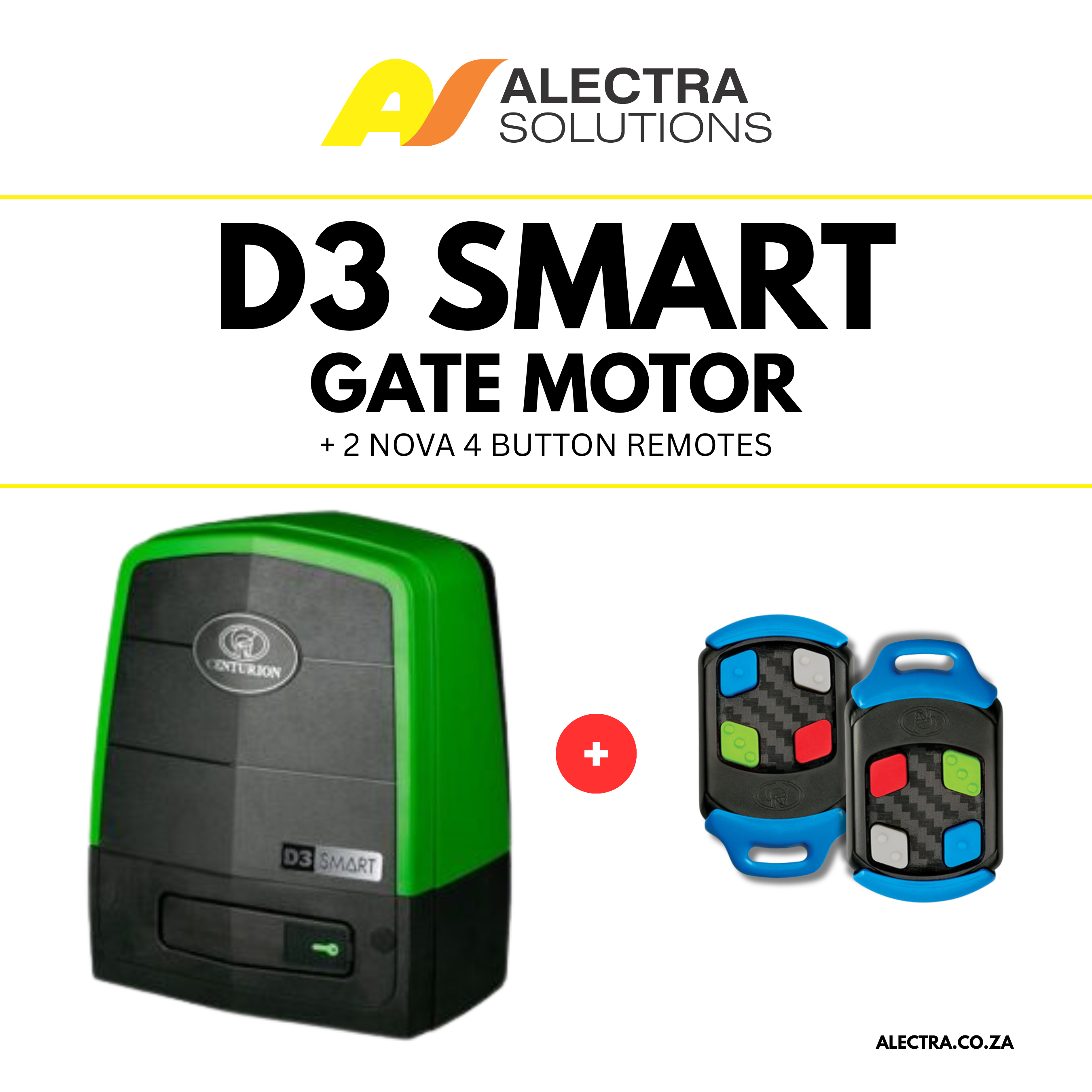 Centurion D3 Smart Sliding Gate Motor - Alectra Solutions | Alectra ...
