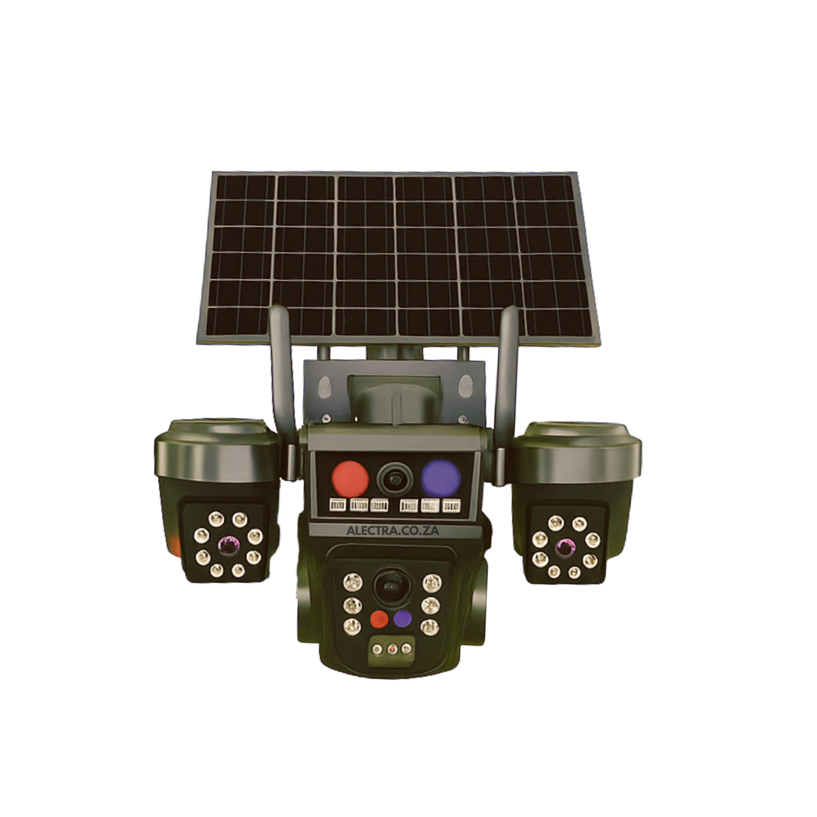 HD Solar Wi-Fi Triple-Lens Security Camera… | Alectra Solutions